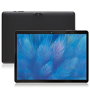 SGIN 10 Inches Tablet Computer IPS Display, 2GB RAM 32GB ROM, Android 12 Quad-Core Processor 1.6GHz, 5000mWh Battery, TF Card 32GB Expansion, WiFi, GPS, Bluetooth, Black
