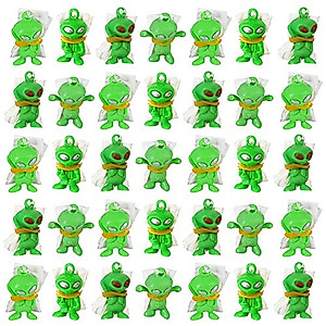 ArtCreativity Alien Paratroopers with Parachutes, Bulk Pack of 144, Vinyl Parachute Toys, Durable Plastic Guys Playset, Fun Parachute Party Favors, Goody Bag Stuffers, for Boys and Girls
