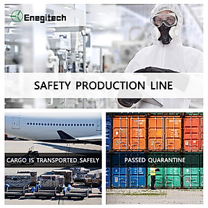 Enegitech 9V Lithium Battery, 9 Volt Lithium Battery 1200mAh for Smoke Detector, Fire Alarm, Keyless Entry Door Lock, Multimeter, Metal Detector Non-Rechargeable 4 Pack