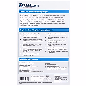 Brother SAEXPRESS – Stitch Express (Auto Digitizing Software)