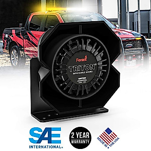 Feniex Typhoon Handheld 100 Watt Siren & Controller with Triton 100W Siren Speaker Bundle