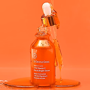 Dr Dennis Gross Vitamin C Lactic 15% Firm & Brighten Serum: Visibly Improve Signs of Aging, 1 oz