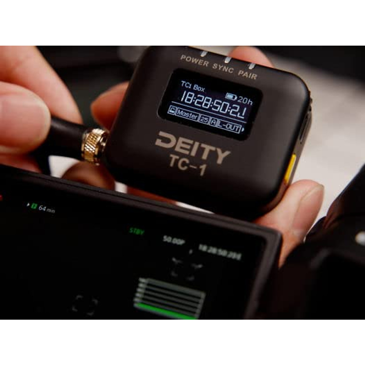 Deity TC-1 KIT Wireless Timecode Box 3 PCS,2.4G Radio,Timecode Accuracy 0.5ppm,8 Channel,Bluetooth 5.0,Max Range 250 FT, Support APP Control with 3 BNC Cable Wireless Timecode Generator