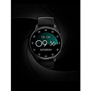 Holiday Smart Watches Women Men (Answer/Make Calls), 1.7” Fitness Tracker Watch with Heart Rate/Sleep Monitor/Pedometer, IP68 Waterproof Watch for Android iOS Phones (us-36black)