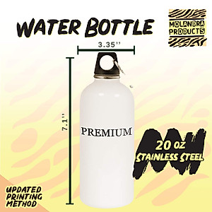 got availment? - 20oz Stainless Steel White Water Bottle with Carabiner, White