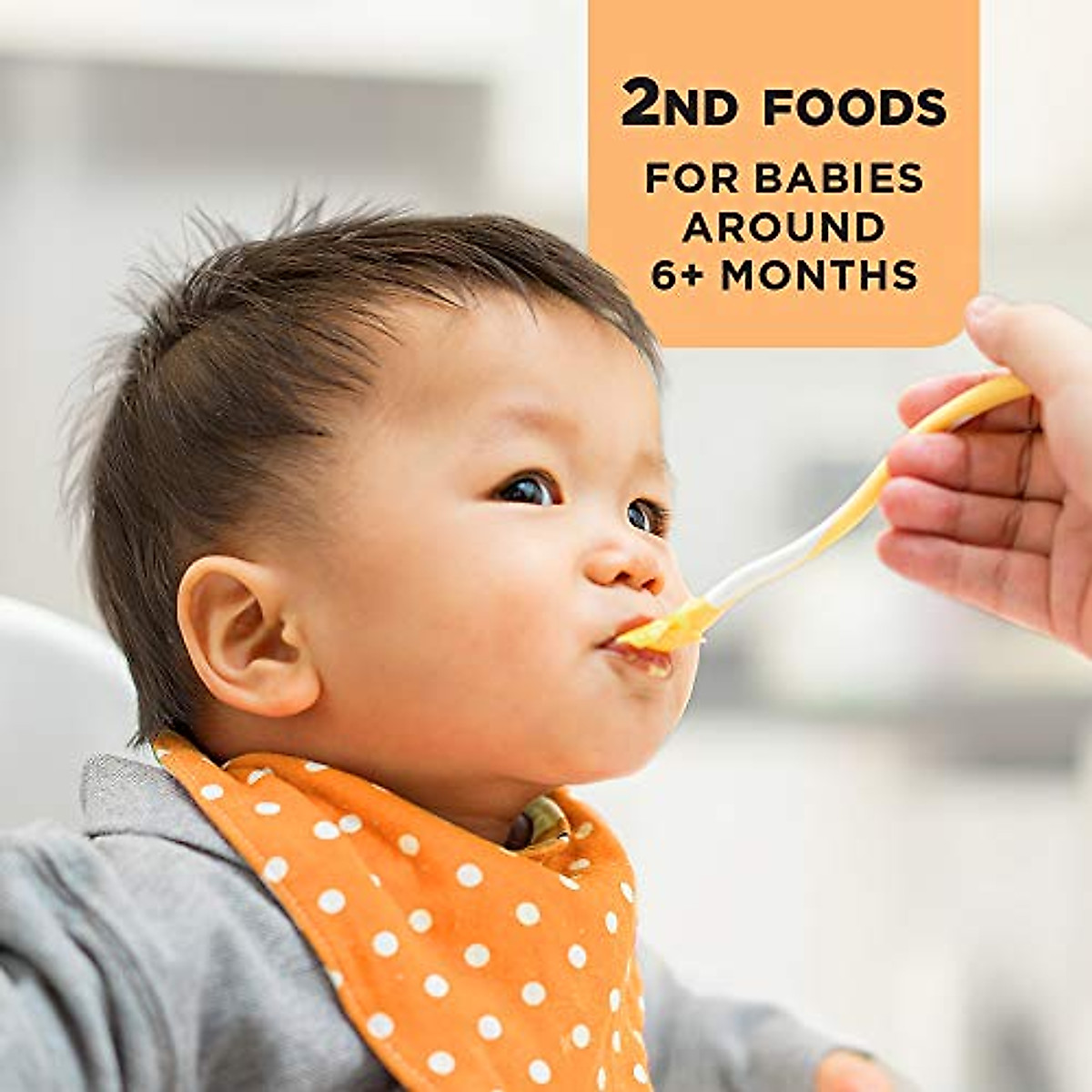 Amazon Brand - Mama Bear Organic Baby Food Bananas, vegetarian, 4 ounce (Pack of 1) Cup