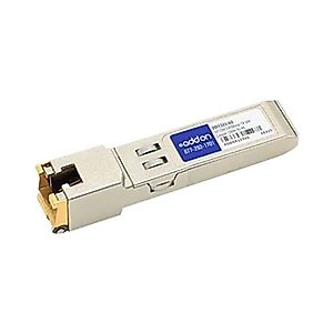 AddOn IBM 00FE333 Compatible TAA Compliant 10/100/1000Base-TX SFP Transceiver (Copper, 100m, RJ-45)