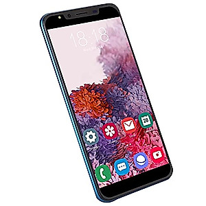 M30PLUS 5.72in Smartphone, International Version 3G Smart Phone, 512MB + 4G Memory, Dual SIM+Memory Card Slot Cell Phone for Android System(Blue)