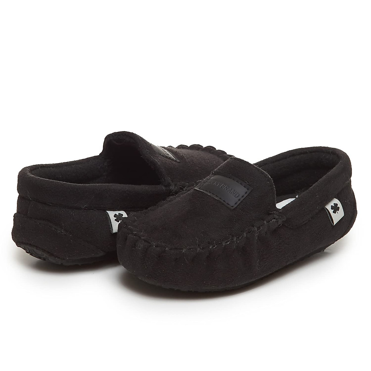 Lucky Brand Boy's Micro-Suede Moccasin Loafer Slippers