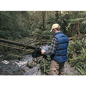 ETCHR Art Satchel & Field Case Duo - The Ultimate Art Supply Organizer - Stylish Art Bag - Vegan-Friendly Artist Bag - Field Bag & Art Case - Art Supply Bag - Artist Backpack & Field Pack Combo