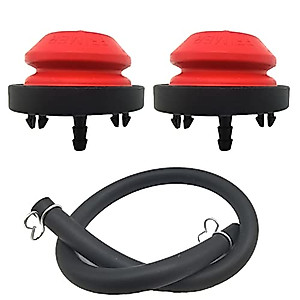 BOAISDHY 2 Pack 951-10639A 570682 Primer Bulb with Fuel Line for MTD Craftsman Troy-Bilt Ryobi Bolens Lawn-Boy Yard Machines 751-10639 751-10639B 951-10639 570682A Snow Blower Thrower