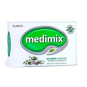 Medimix Real Ayurvedic Soap With 18 Herbs - 75 Gram (2.5 Ounce)