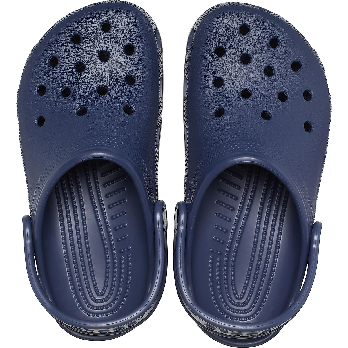Crocs Unisex-Child Classic Clogs, Navy/Navy, 4 Big Kid