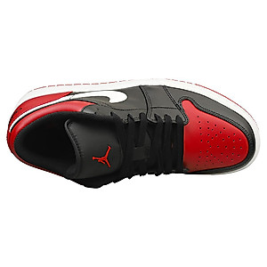 Nike Air Jordan 1 Low Men's Shoes Alternate Bred Toe 553558 066 - Size 11.5 White/Black