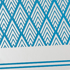 Hallmark Blank Cards Assortment, Geometric Silver Foil (40 Note Cards with Envelopes)