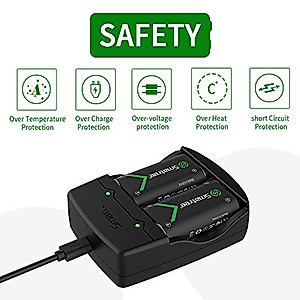 Smatree Xbox One Controller Battery, 4 Pack Rechargeable Battery Compatible with Xbox Series X/S/Xbox One/Xbox One S/Xbox One X/Xbox One Elite Wireless Controller