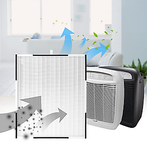 FMDZFL 510/450 Replacement Filter Compatible with Whirlpool Whispure 8171434K/1183054K, for AP450, AP510, AP51030K, WP500P, WP500, AP45030K, WP1000 Purifier, 1 HEPA Filter + 5 Carbon Pre-Filters