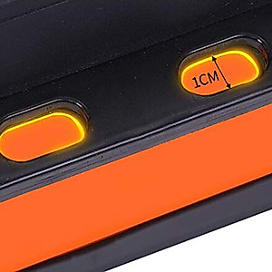 YGCBL Multifunction Portable Hand Trucks,Trolleytool Trolley Cart 3-Tier Multifunction Combined Organizer Pull Rod Household Toolbox, Bearing 50Kg, 560X390X710Mm,Black+Orange