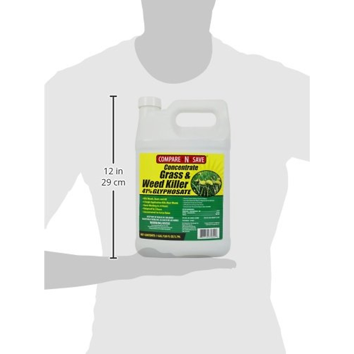 Compare-N-Save 75324 Herbicide, 1-gallon, white