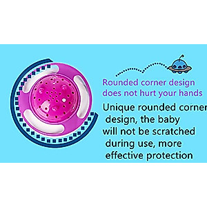 360 Spill Resistant Gyro Bowl with Lid（Pink）