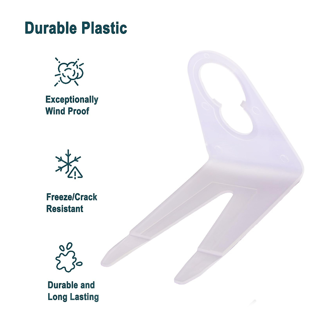 Brightown Pack of 200 Original Shingle Tab for C7 C9 Lights, Christmas Light Clips for Holiday String Light Outdoor