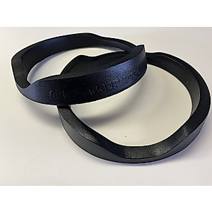 SPL Bagger Audio Harley Saddlebag 10" Mid-mount Inside Speaker Adapter Mounting Rings & Install Kit 2014-2022