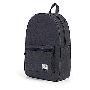 Herschel Settlement Backpack, Black Crosshatch/Black, Classic 23.0L