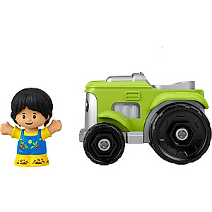 Little People Fisher-Price Toddler Toy Tractor and Farmer Character Figure for Preschool Play Ages 1+ Years