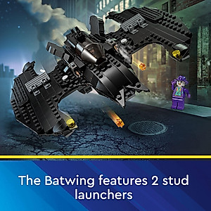 LEGO DC Batwing: Batman vs. The Joker 76265 DC Super Hero Playset, Features 2 Minifigures and a Batwing Toy Based on DC’s Iconic 1989 Batman Movie, DC Birthday Gift for 8 Year Olds