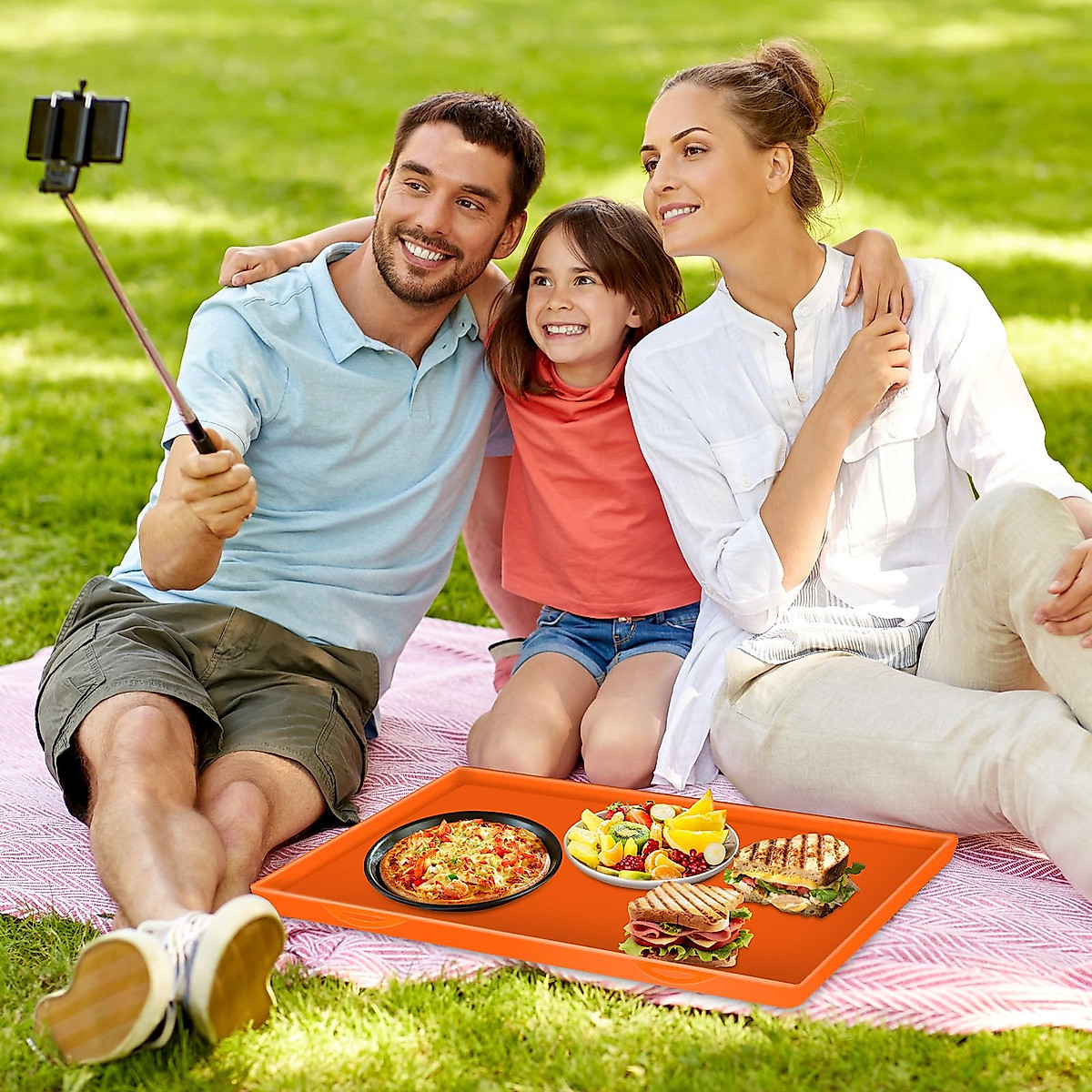 28” Blackstone Griddle Cover Silicone Griddle Mat for 28 Inch Blackstone Griddle, Heavy-Duty Food Grade Silicone Mat to Protect from Pollen, Debris and Rust, All-Season Protective Griddle Cover