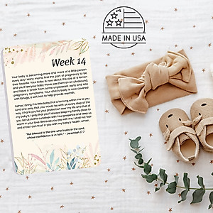 Lumont Trimester Pregnancy Must Haves - Essential Gift Set for First Time Moms, Healthy Pregnancy, Prayer Cards for Pregnant Women, Mama to Be, Expecting Parents Unique Gifts, Early Pregnancy Reveal