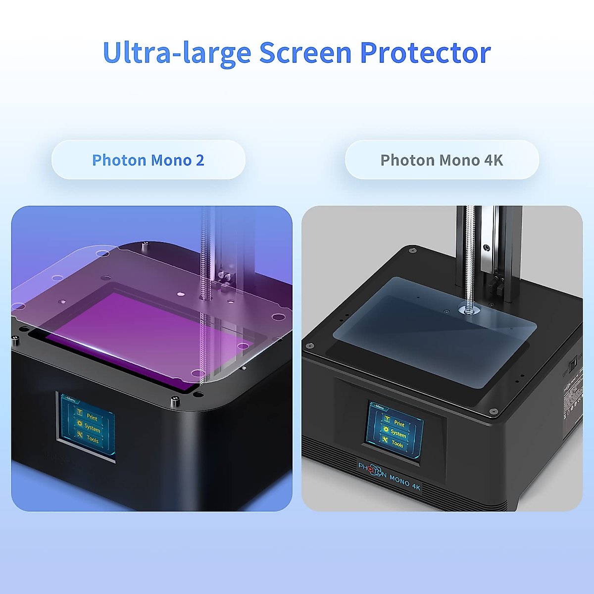 ANYCUBIC Photon Mono 2, Resin 3D Printer with 6.6'' 4K + LCD Monochrome Screen, Upgraded LighTurbo Matrix with High-Precision Printing, Enlarge Print volume 6.49'' x 5.62'' x 3.5''