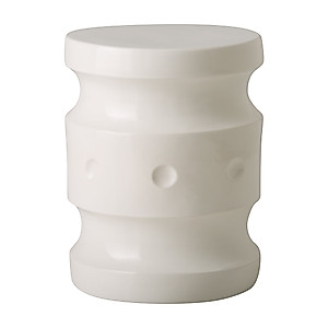 Emissary Home & Garden Spindle Stool White