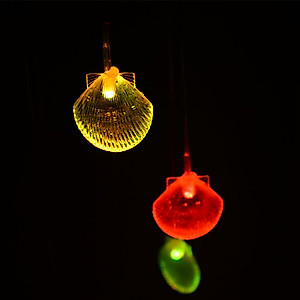 Clear Shell Color Changing LED Solar Mobile Wind Chimes, Solar Powered Wind Spinner Night Light Home Garden Yard Christmas Xmas Valentines Gift Decor