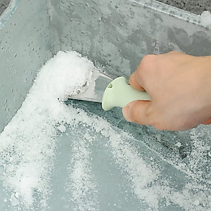 Ruluti Stainless Steel Refrigerator Ice Scraper Removal Deicing Tool Freezer Defroster Kitchen Gadgets