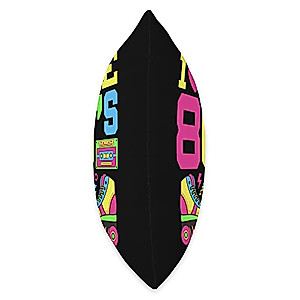 80's Themed Clothes & Outfits For Women Girls Kids Heart 80s 1980s Fashion Theme Party Outfit Eighties Costume Throw Pillow, 18x18, Multicolor