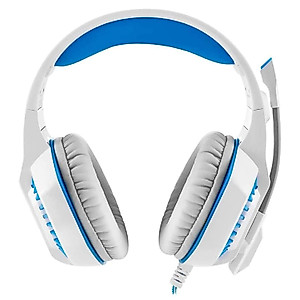 SVYHUOK Wired Gaming Headset for PS4, Over-Ear PC Headphones As Gifts for Kids Teens, Gamer Headset with Mic LED Light 3D Bass Surround Sound, Memory Foam Earpad for Mac, Laptop