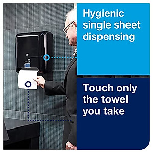 Tork Matic Paper Towel Dispenser, Intuition Sensor, Black, Elevation, H1, non-contact One-at-a-Time dispensing, 5511282