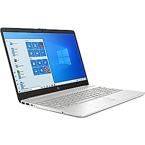 HP Newest 15.6" Full HD Laptop , Intel Core i3-1115G4 Processor, Intel UHD Graphics, 8GB RAM, 256GB SSD, 802.11ac, Bluetooth, HDMI, Windows 10 Home, Natural Silver W/ Valinor Accessories