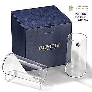 BENETI Highball Glasses (Stylish | 18 ounces)