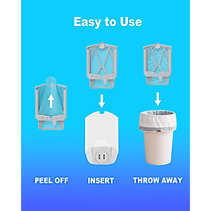 8 Pack Flying Insect Trap Refill Cartridges Compatible with Zevo M364 and Max Vevo Bug Killer Plug-in Light Starter Kit Device