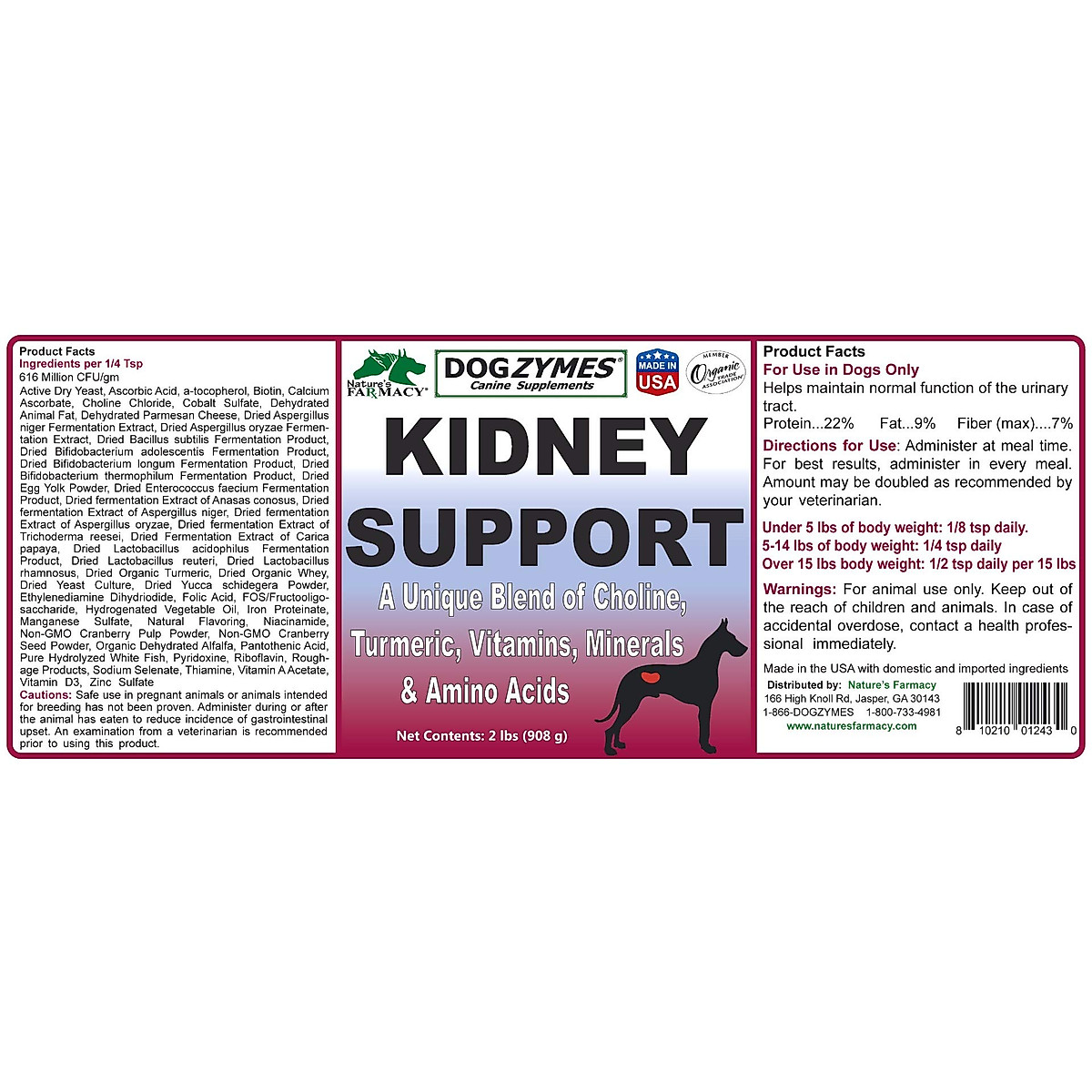 Dogzymes Kidney Support (8 ounze)