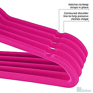 BVENGU Kids Velvet Non-Slip Clothes Hangers 10pcs