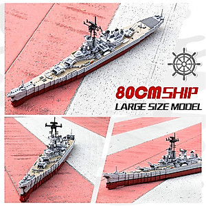 Xingbao 06030 2631PCS Military Army Series The USS Missouri Battleship Set Building Blocks Classic Cruiser Model Bricks WW2 Toys Adult Toys