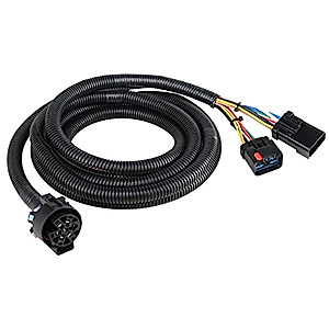 Oyviny 11-Foot 7 Way RV Trailer Wiring Extension Harness for 1995-2008 Dodge Ram 1500/1995-2009 Ram 2500,3500/1995-2010 Dodge Dakota, Adds 7-Way RV Blade to Pull 5th-Wheel or Gooseneck