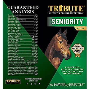 TRIBUTE Kalmbach Feeds Seniority Pellet