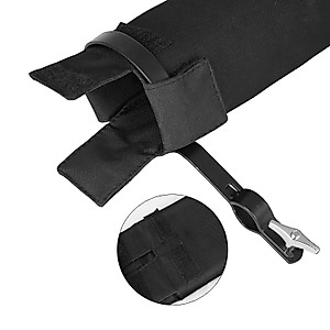 Luvay Snare Stand, Double Braced Lightweight (5lb) - with Stick Holder (Nylon Drumstick Bag)