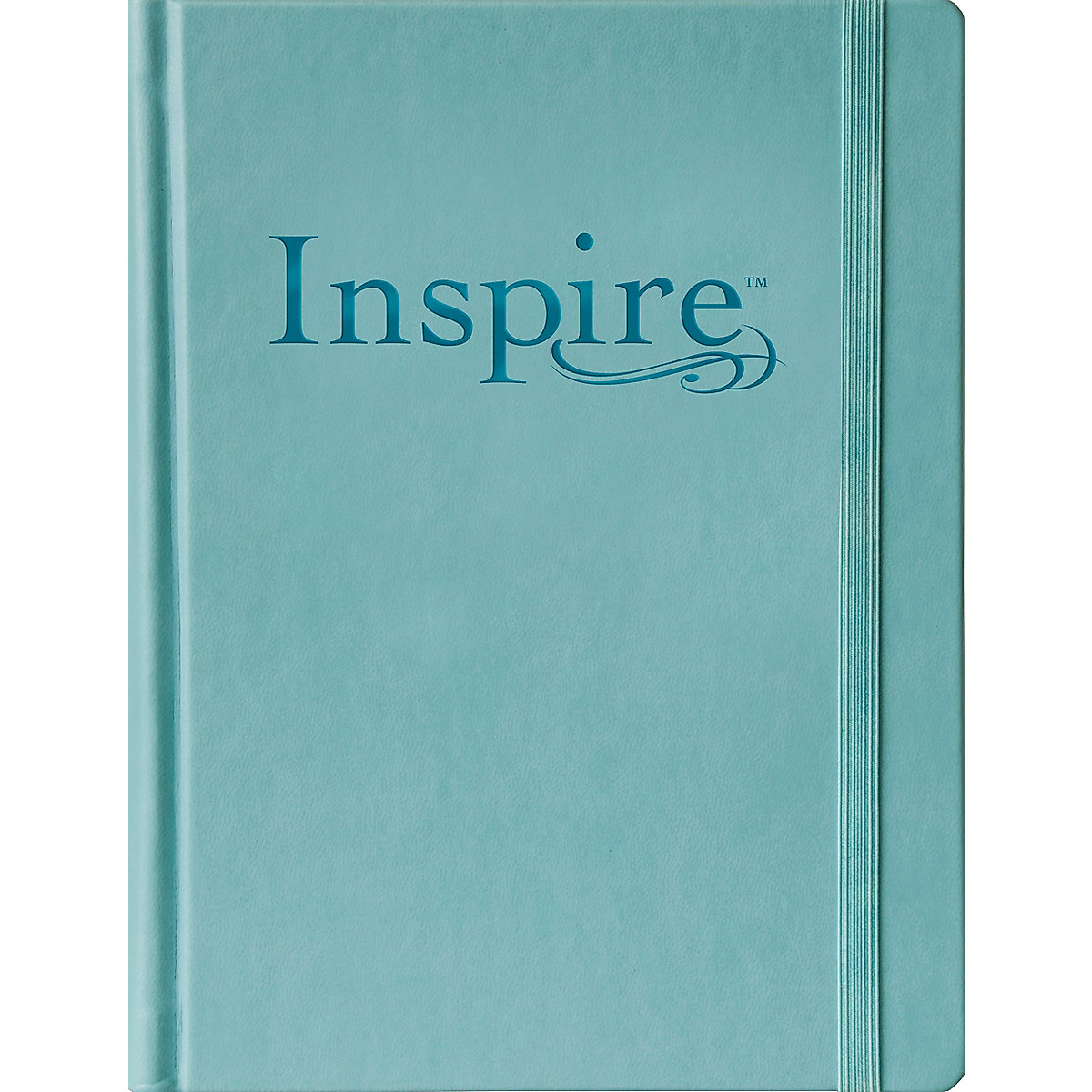 Tyndale NLT Inspire Bible (Large Print, Hardcover, Tranquil Blue): Journaling and Coloring Bible – Over 400 Scripture Illustrations to Color, Creative Bible Journal That Inspires a Connection with God