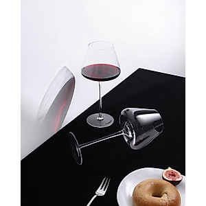 UBENKAKU Wine Glasses Set of 4, 25 OzExtra Large Premium Crystal Burgundy Martini Glasses Set of 4 Thin Rim Long Stem for Red or White Daily Use Wedding Anniversary or Birthday Gift