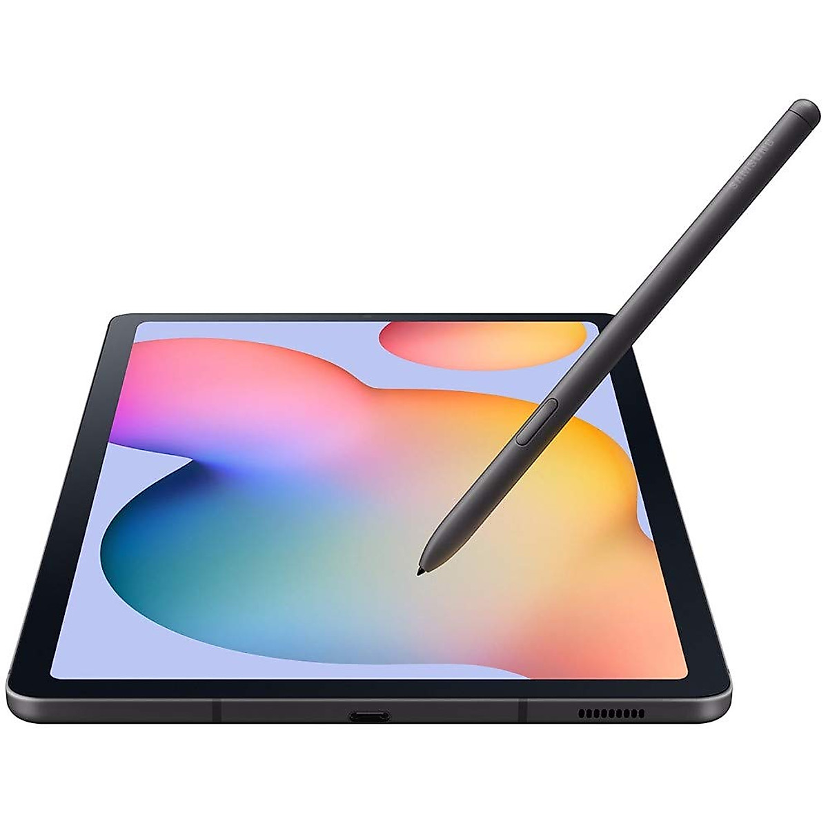 SAMSUNG Galaxy Tab S6 Lite w/S Pen (64GB, 4GB) 10.4’’, Face Unlock, Octa-Core Exynos 9610, 7040mAh Battery Wi-Fi Tablet SM-P610 - US Model (w Fast Car Charger, Oxford Gray)